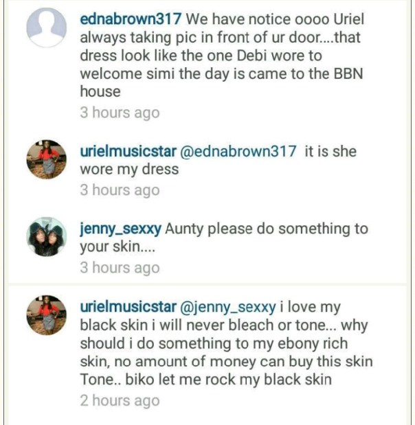 Debie Rise borrowed my dress to welcome Simi at BBN house- Uriel ...