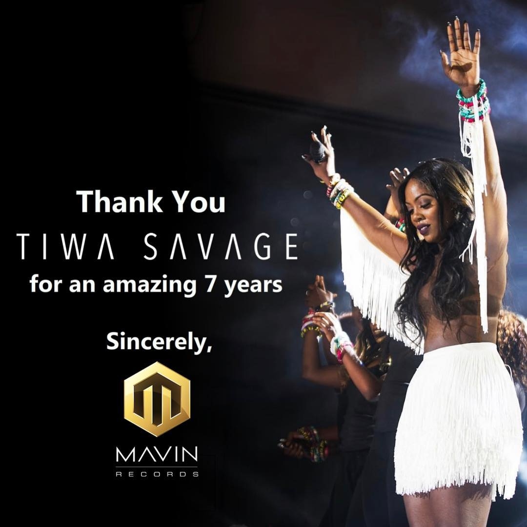Tiwa Savage quits Mavin Record label - Vanguard Allure