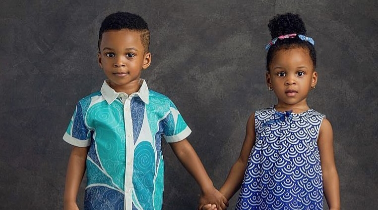 Paul Okoye twins, Nadia and Nathan clock 2