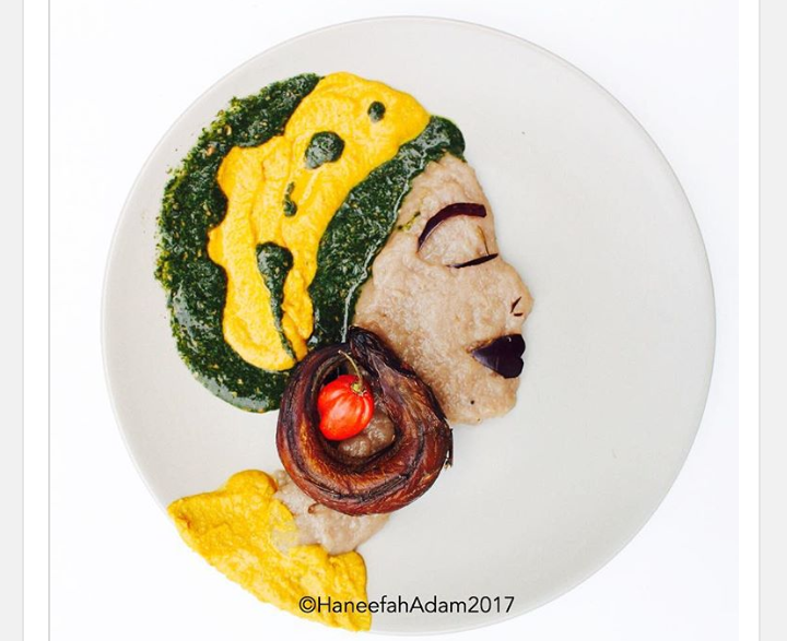 Meet Haneefah Adam, the artist who turns food into beautiful art ...