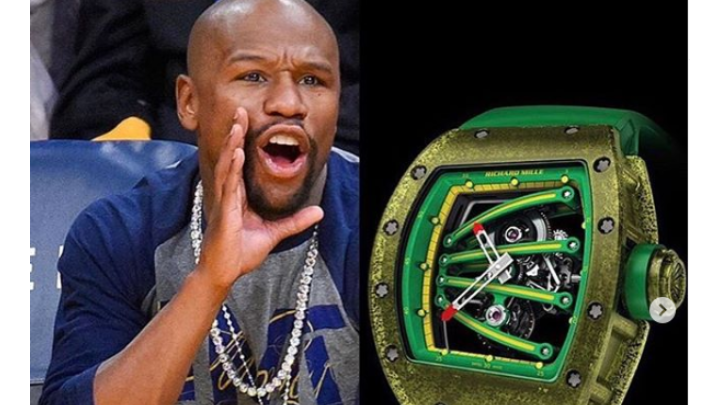 Floyd Mayweather flaunts his N200m wristwatch, more luxury collections ...