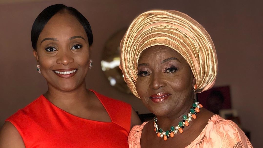 Ifeoma Williams celebrates mum for "keeping name intact" during service