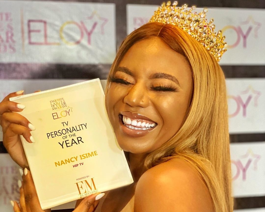 Nancy Isime wins ELOY Awards 2019 TV personality of the year
