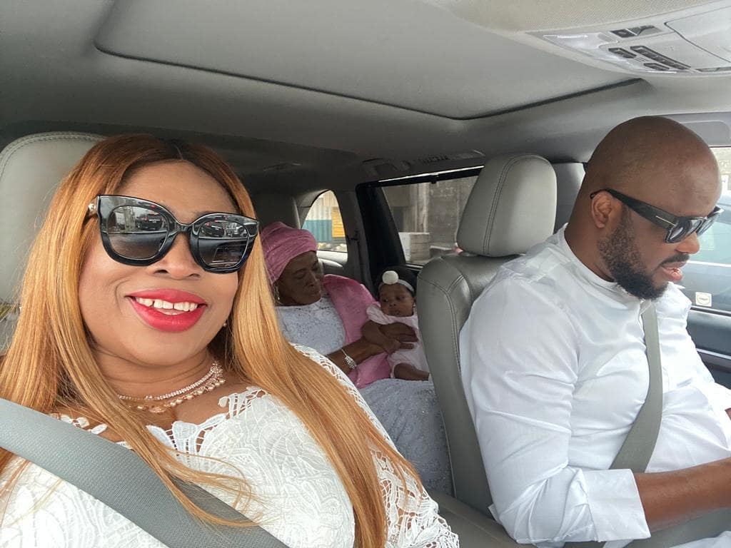 Sinach and husband dedicates their daughter in church - Vanguard Allure
