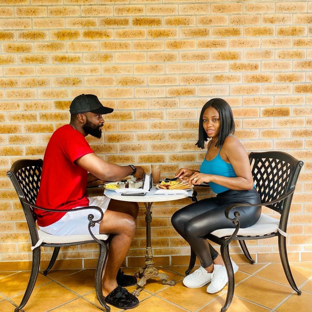 Gedoni and Khafi share breakfast moment (Photos)