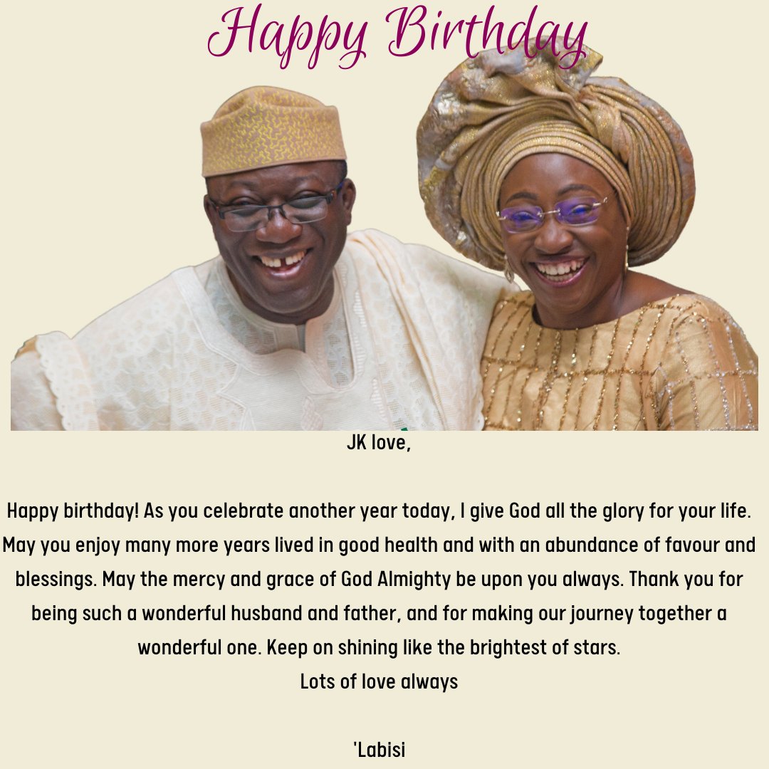 Fayemi’s wife pens affectionate note to mark his 56th birthday