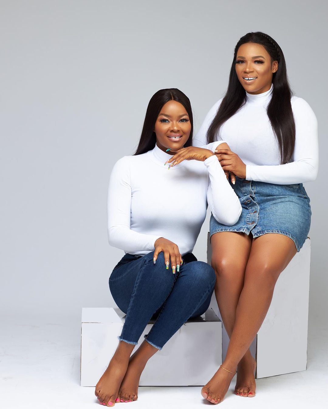 Actress Kehinde Bankole and Her Twin celebrate birthday with stunning ...