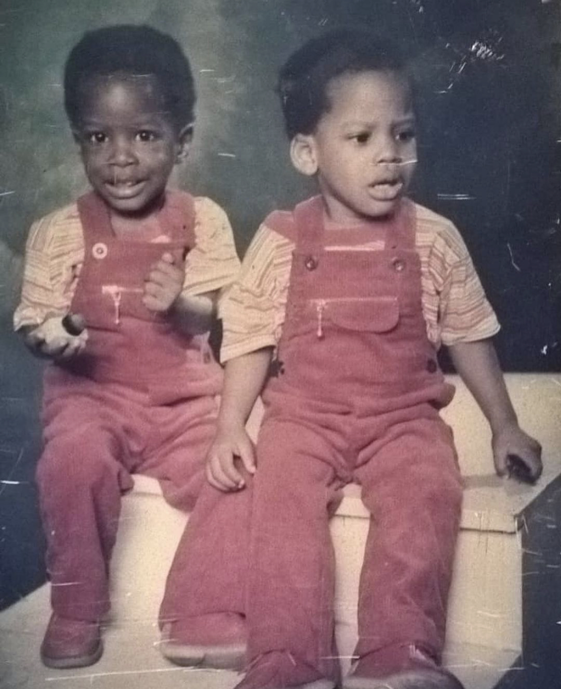 BBNaija’s Elozonam & Twin brother recreate childhood pictures ...