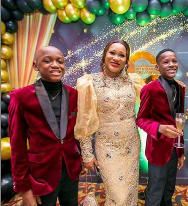 Sunmbo Adeoye celebrates son Zion at 13