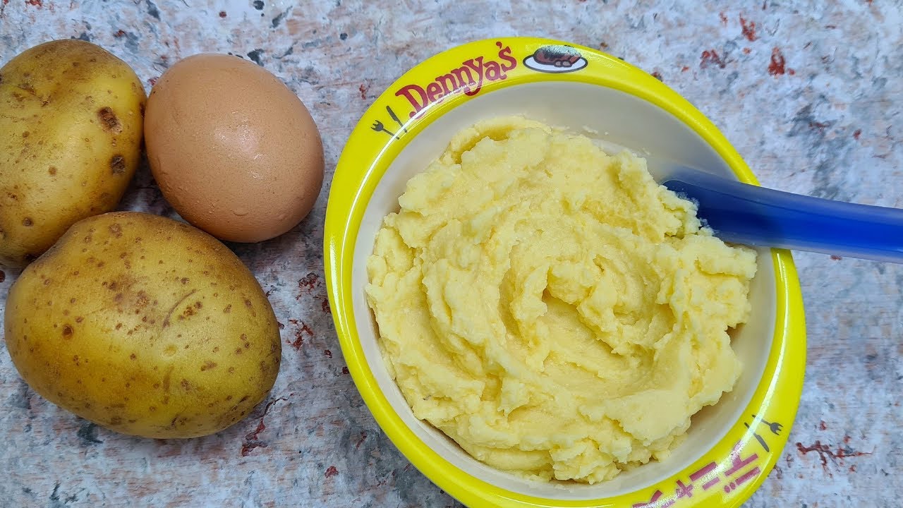 Mashed Potato Recipe for Babies from 6 months+ - Vanguard Allure
