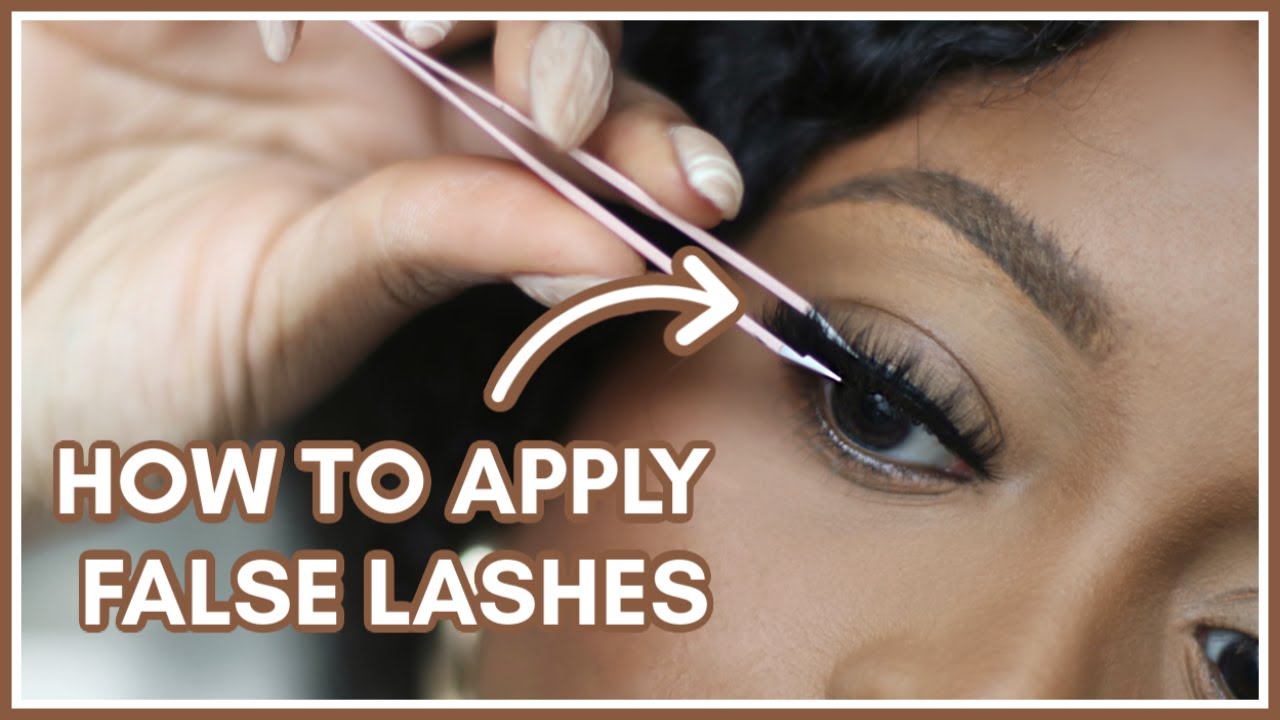 A Beginners Guide on How to Apply False Eyelashes - Vanguard Allure