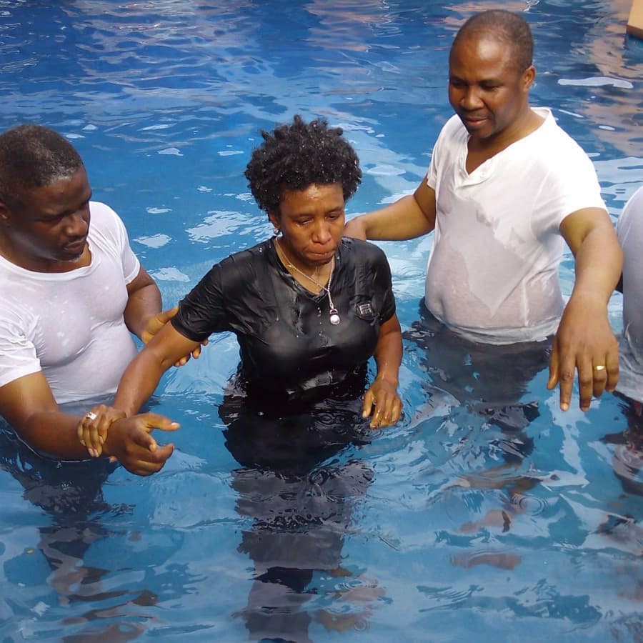 Weird MC shares baptism day picture on social media