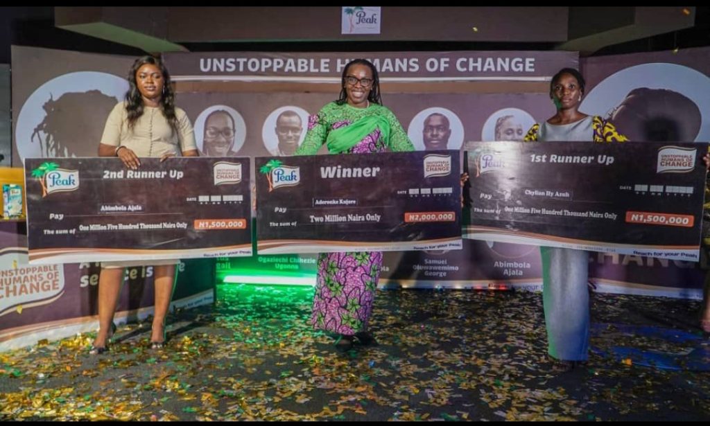 Aderonke Kujoore emerges winner of Peak Unstoppable Humans of Change - Vanguard Allure
