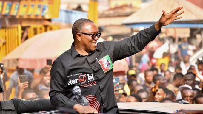 Celebrities react as LP's Peter Obi defeats Tinubu in Lagos