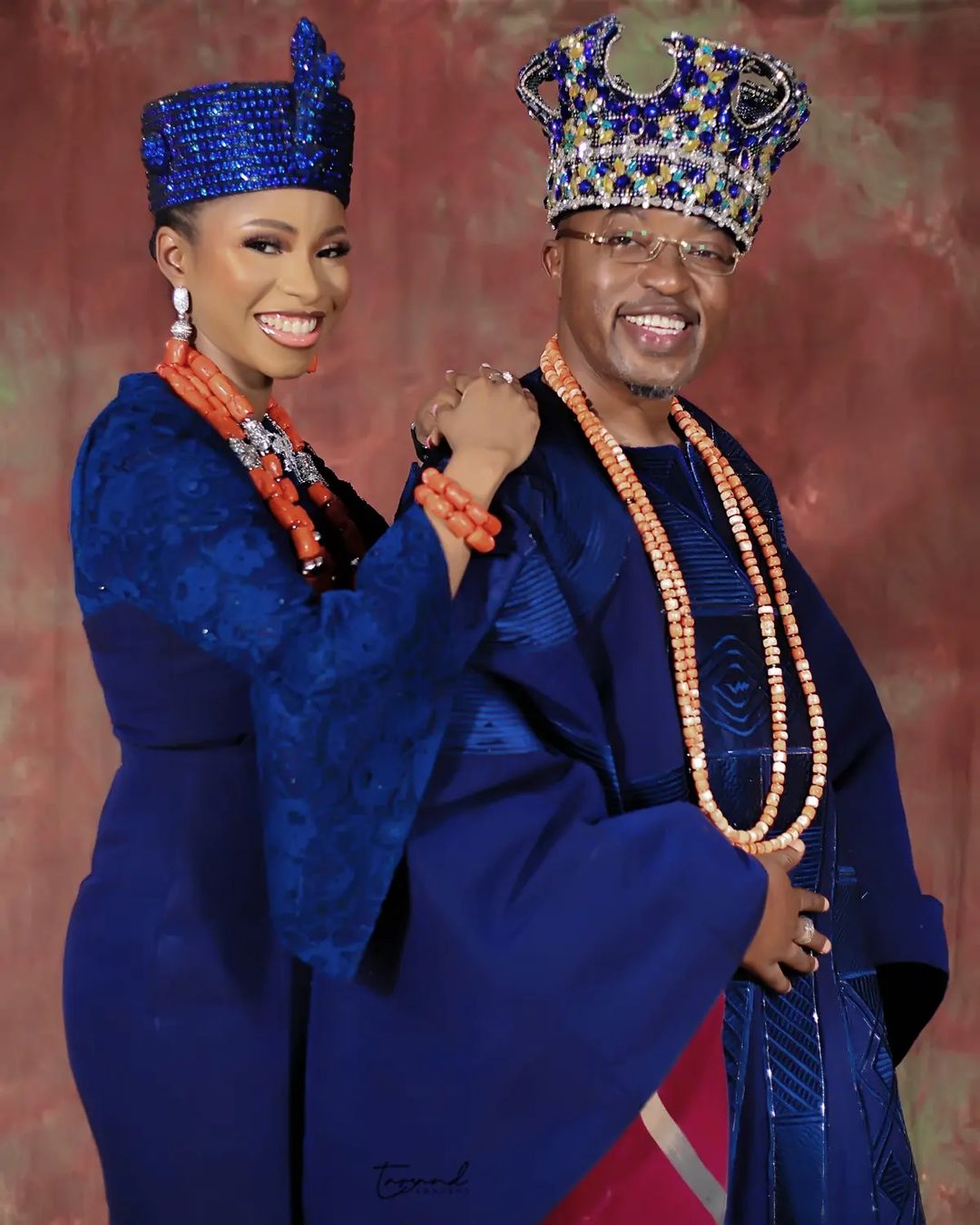 Oluwo of Iwo and wife, Olori Firdaus welcome first child together