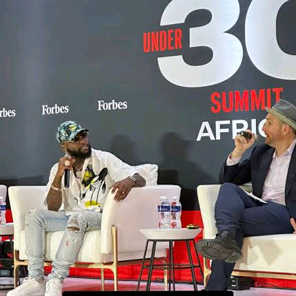 Davido steals spotlight at Forbes 30 Under 30 Africa Summit