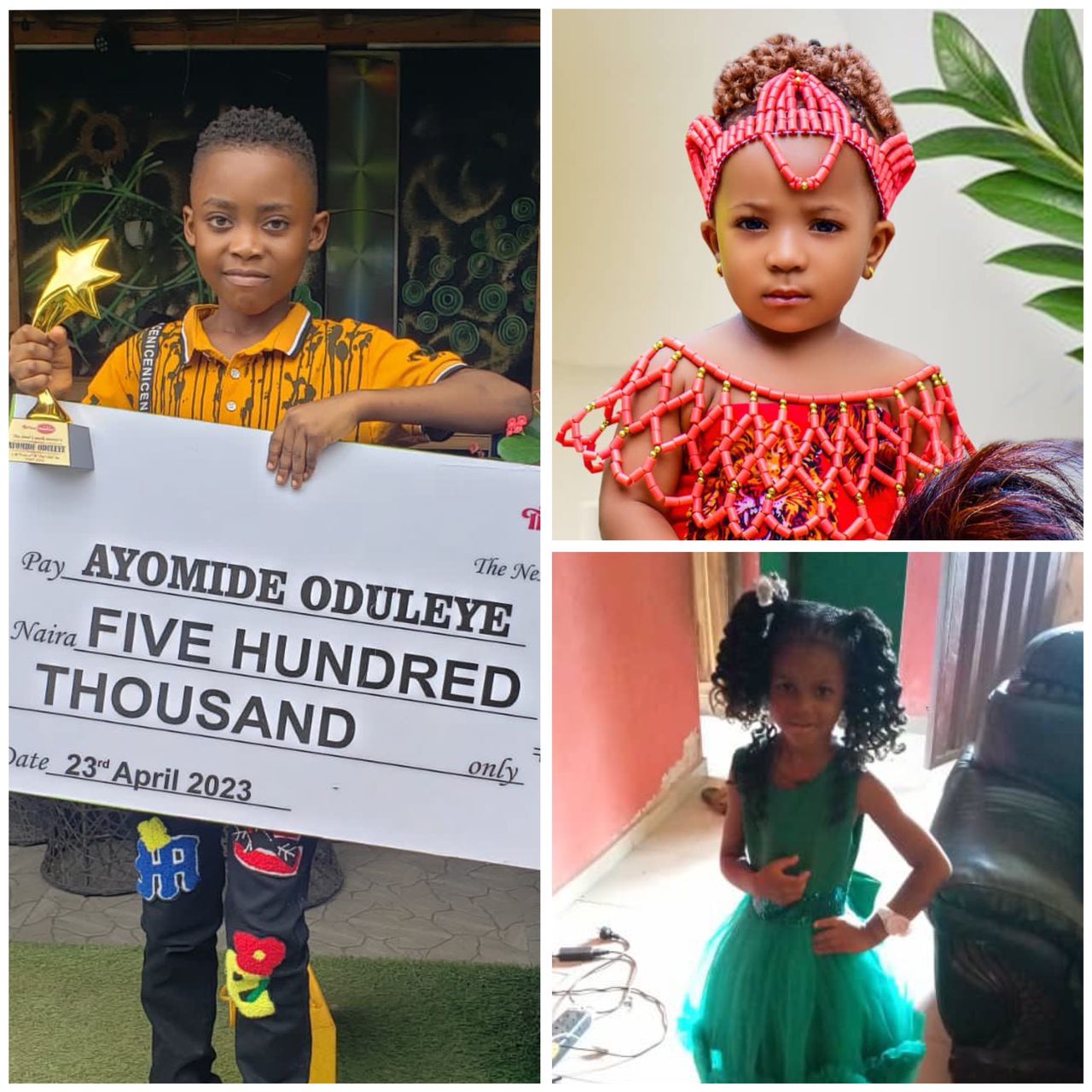 The Next Child Star Contest announces winners - Vanguard Allure