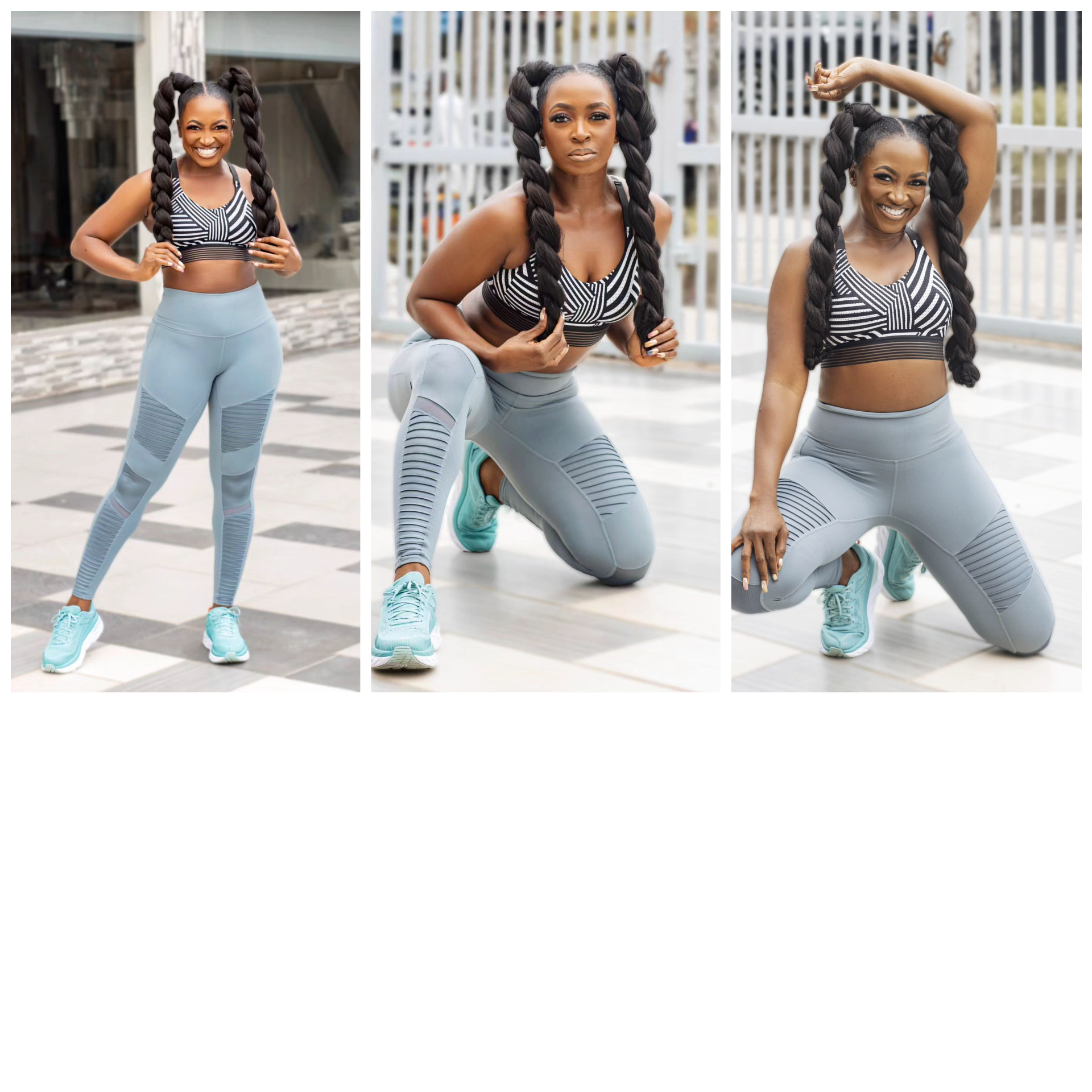 Fit Kate Henshaw celebrates 52nd birthday