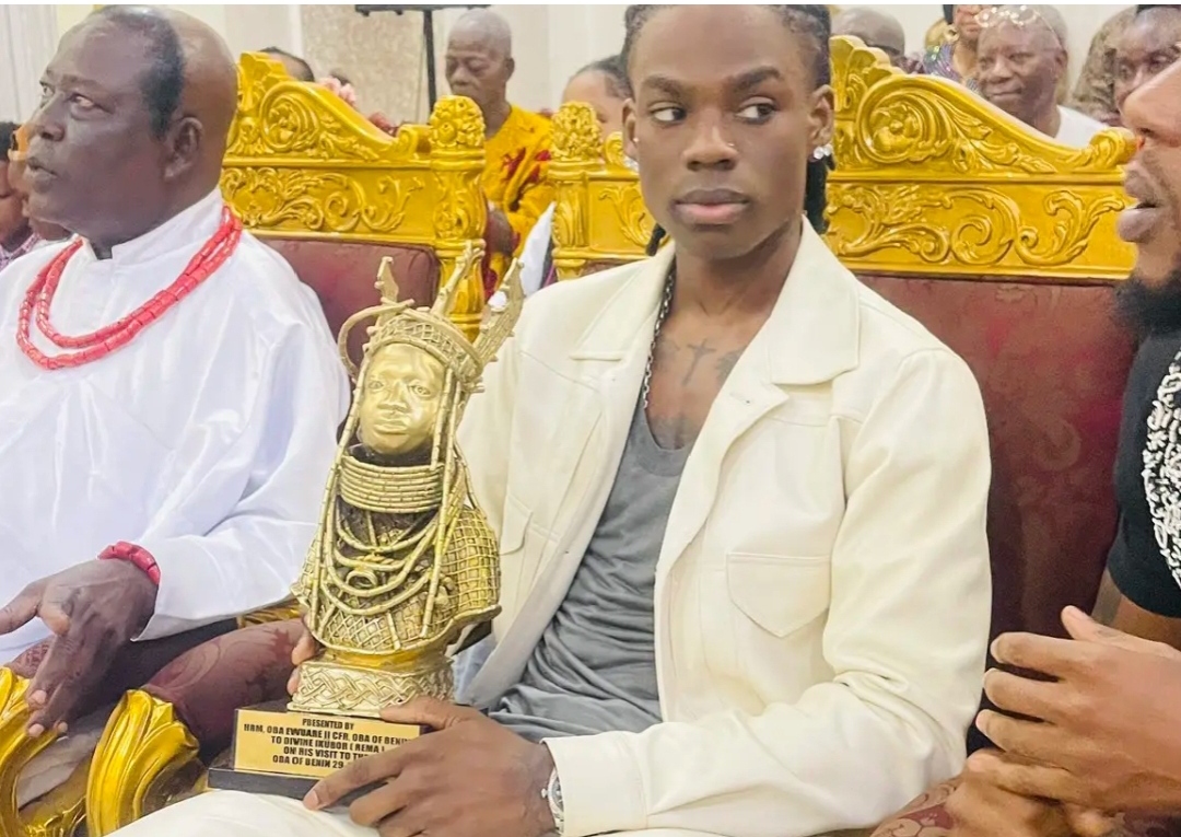 Singer Rema Receives Royal Gift From Oba Of Benin - Vanguard Allure