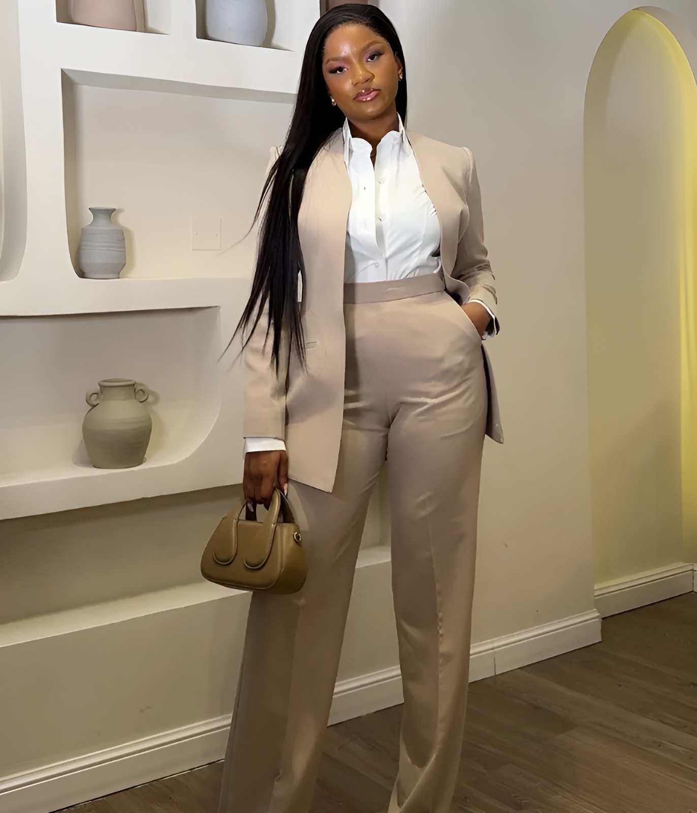 Classy ways to wear Beige - Vanguard Allure