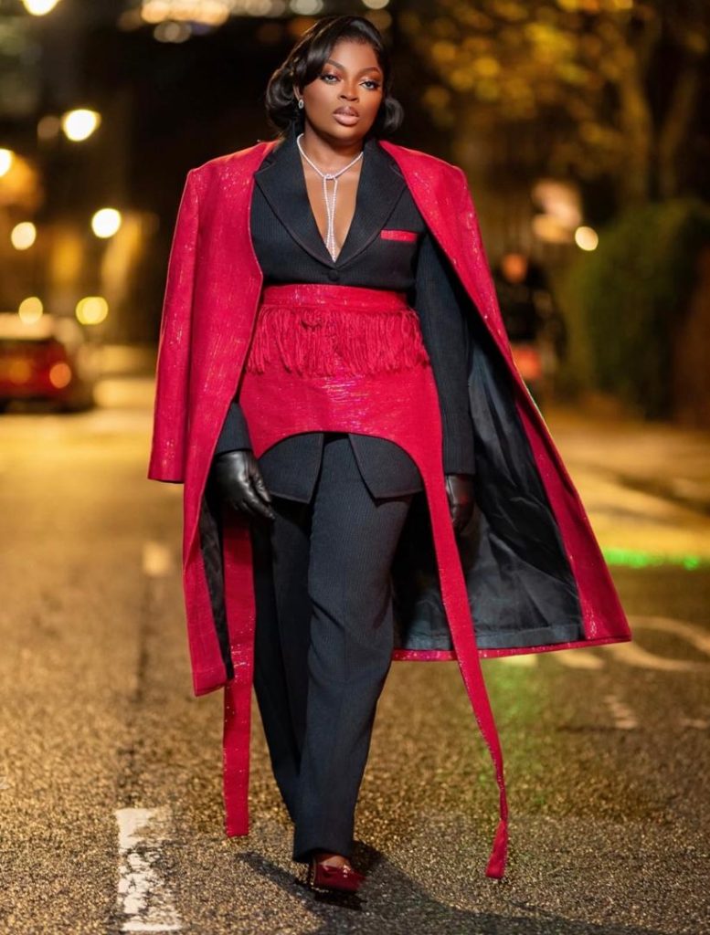 Funke Akindele’s Floreverie Premiere Look Is Power Dressing With Box ...